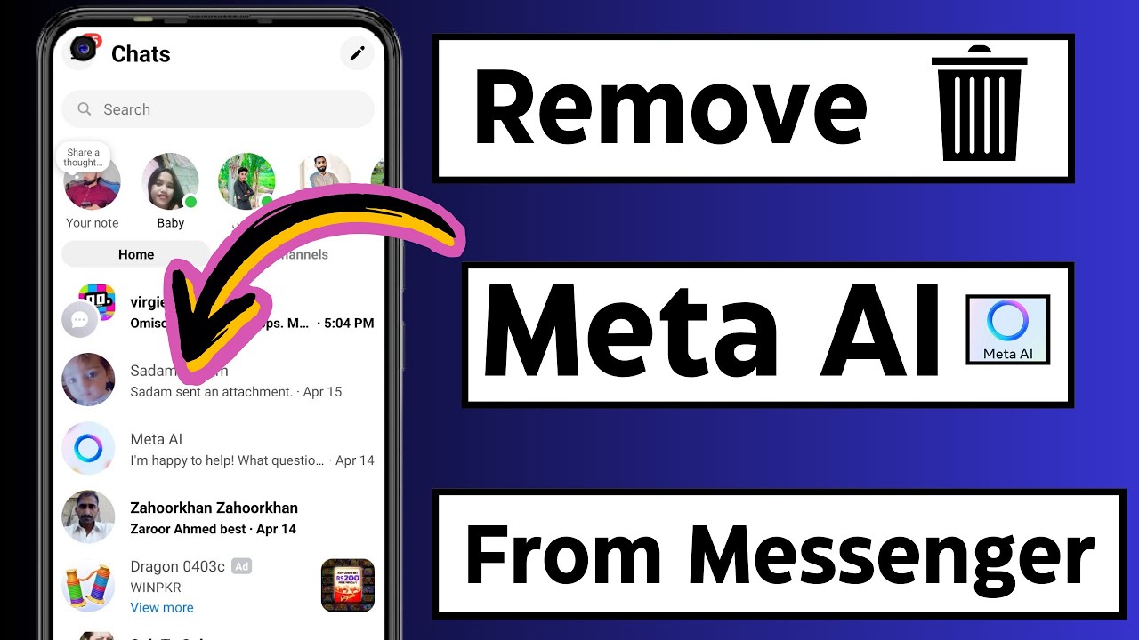 How to Remove Meta Ai from Messenger - YouTube