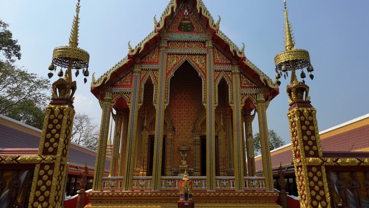 ชมวัดสวยแห่งอัมพวา วัดประดู่ พระอารามหลวง Wat Pradu Phra Aram Luang ...