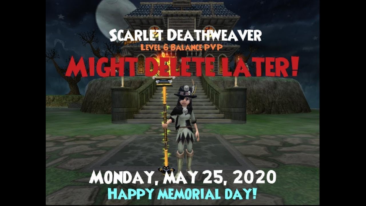 Wizard101 Scarlet Deathweaver Stream Life Deckathalon and Pets - YouTube