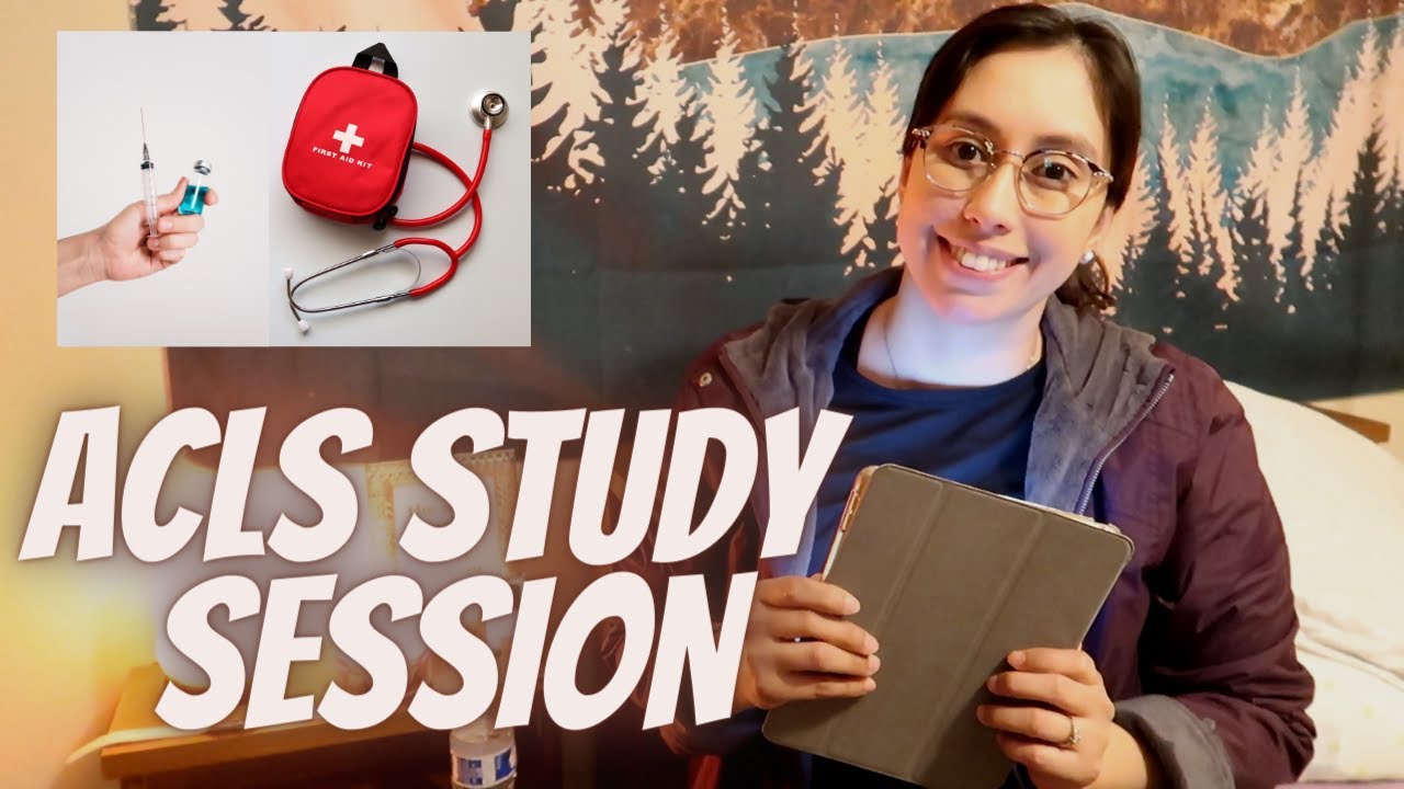 ACLS evening study session// Tips for ACLS// Nurse Vlog - YouTube