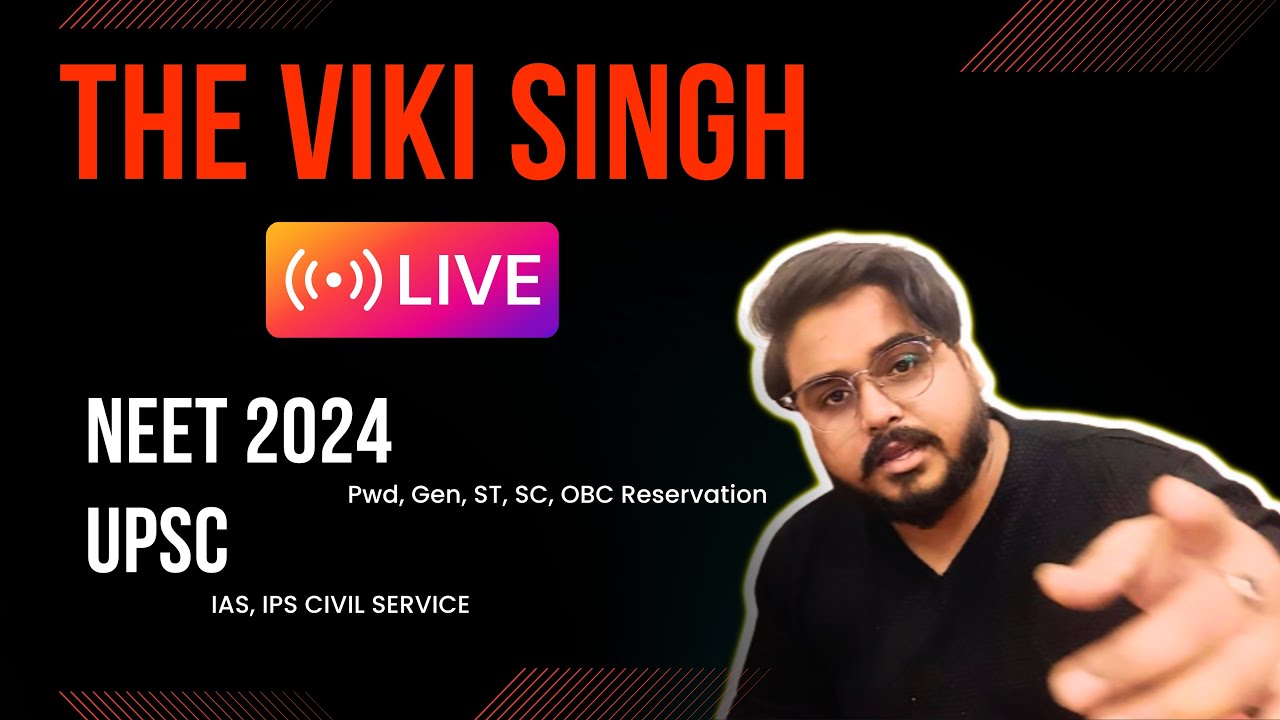 The Viki Singh Live PWD Candidates NEET 2023 Counselling & Admission ...