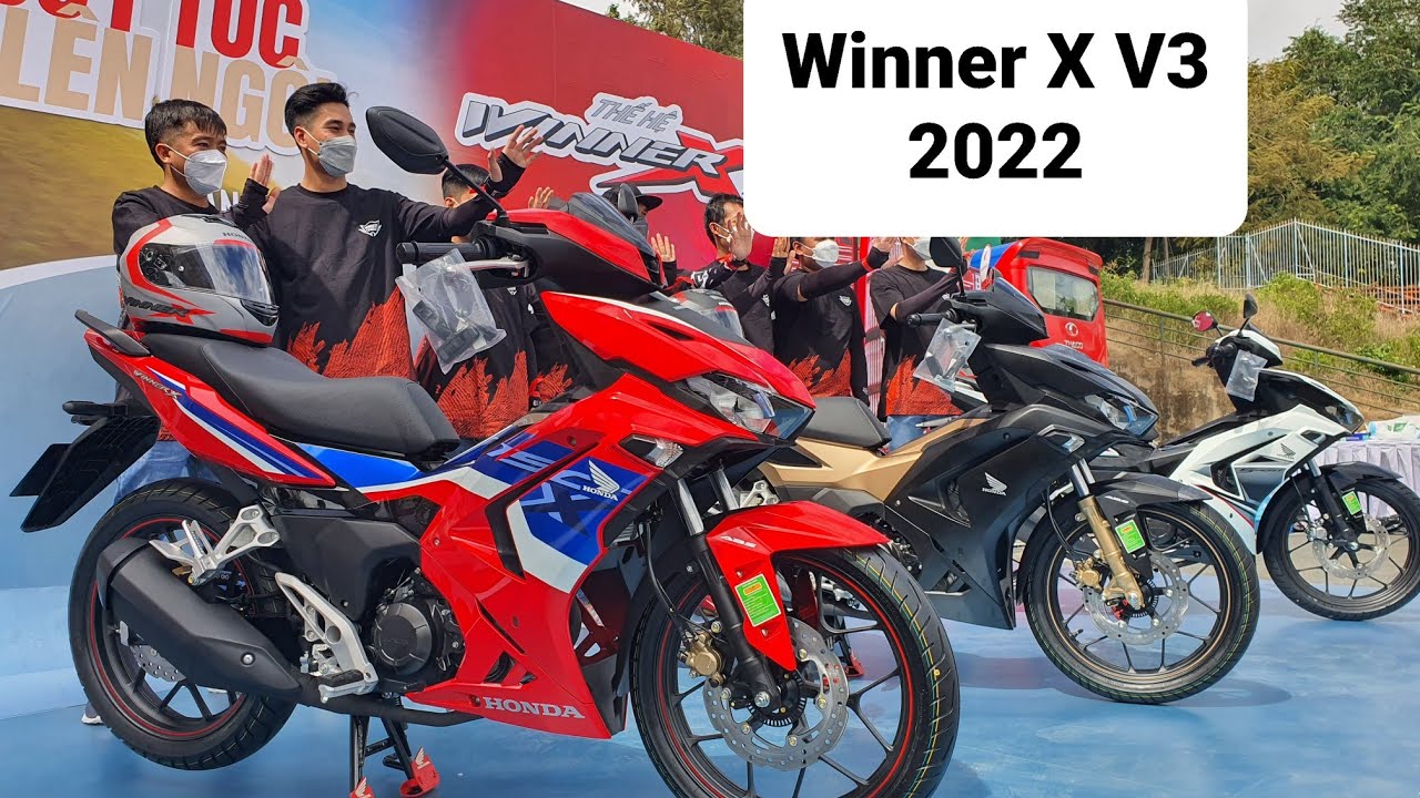 Cận cảnh Honda Winner X V3 Thế Hệ Mới vừa ra mắt - YouTube