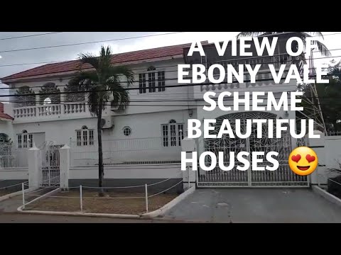 A view of Ebony Vale scheme beautiful houses in Spanish town St ...