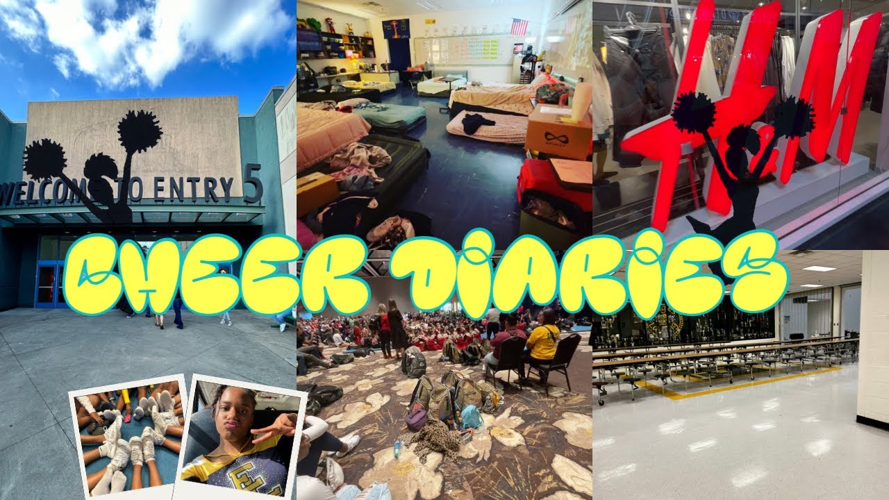 Cheer Diaries: Lock-in, Practice, Competition day, & more - YouTube