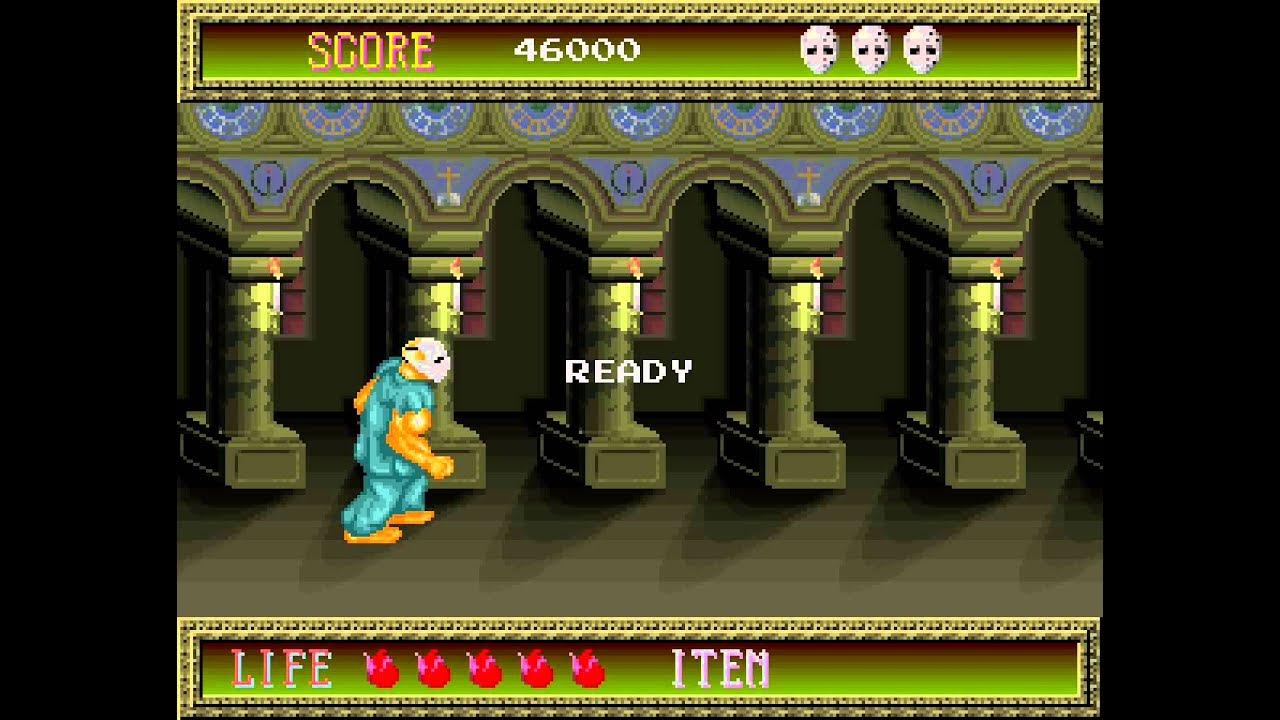 Splatterhouse arcade no death - YouTube