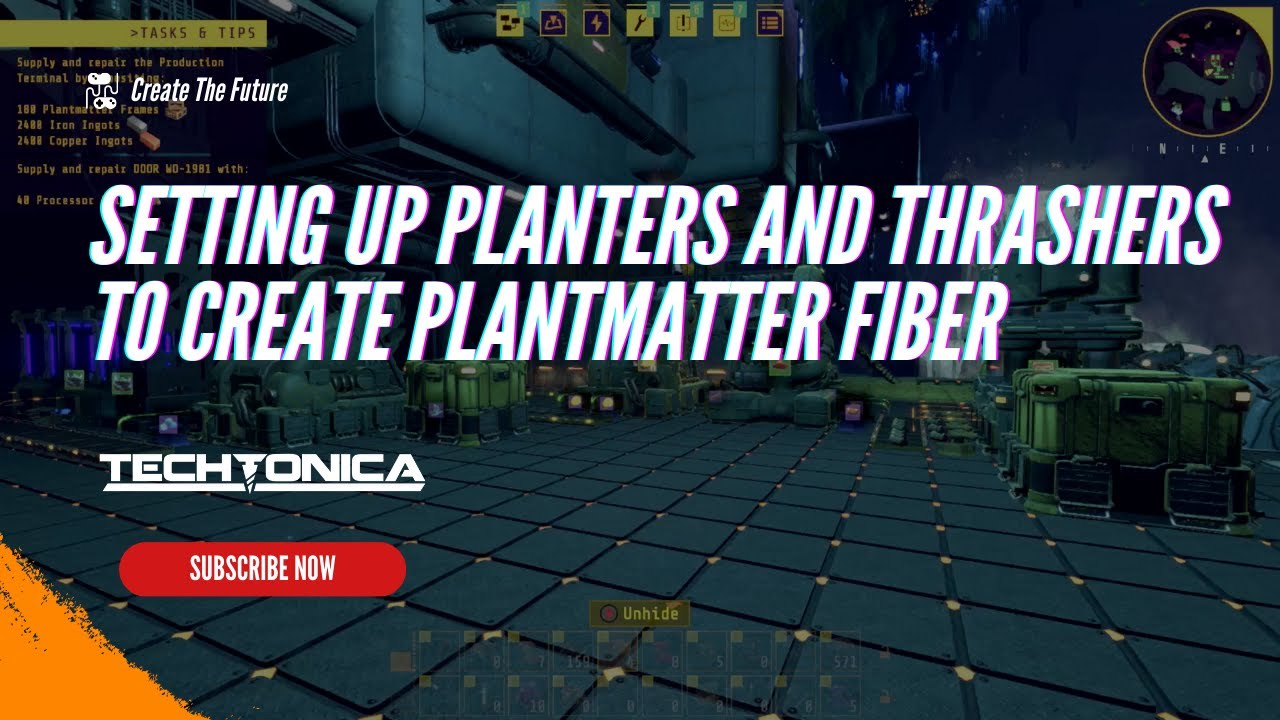 Setting Up Planters And Thrashers To Create Plantmatter Fibers ...