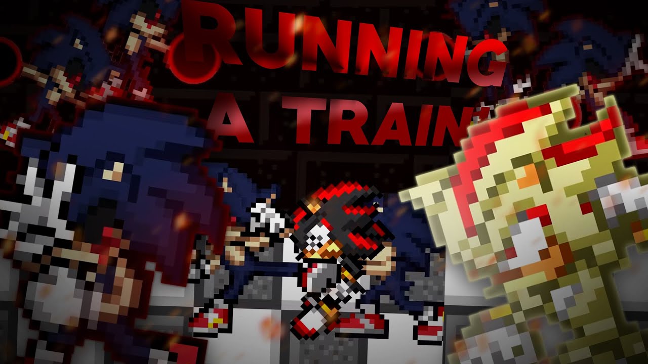 BRUH! THEY'RE RUNNING A TRAIN ON HIM? Shadow VS Sonic.EXE REACTION ...