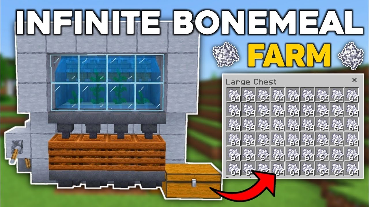 EASIEST BoneMeal Farm Tutorial In Minecraft 1.20! - YouTube