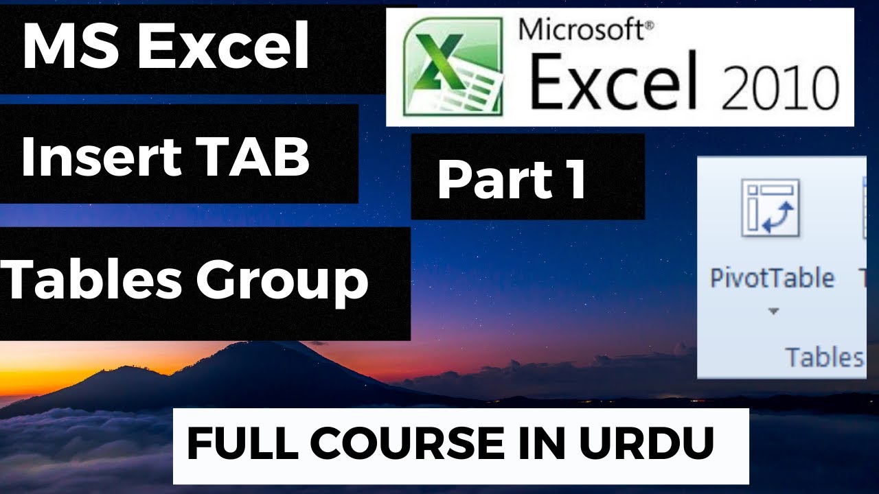 How To Use Pivot Tables In Ms Excel Part 1 Zabi Tech Youtube