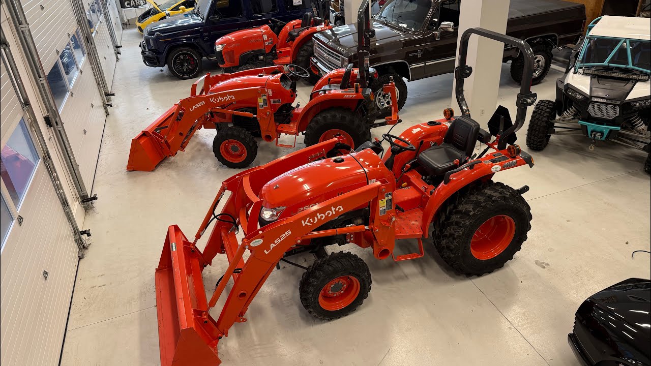 Kubota 2501 diesel 4wd 4x4 tractor informative walk around for sale ...
