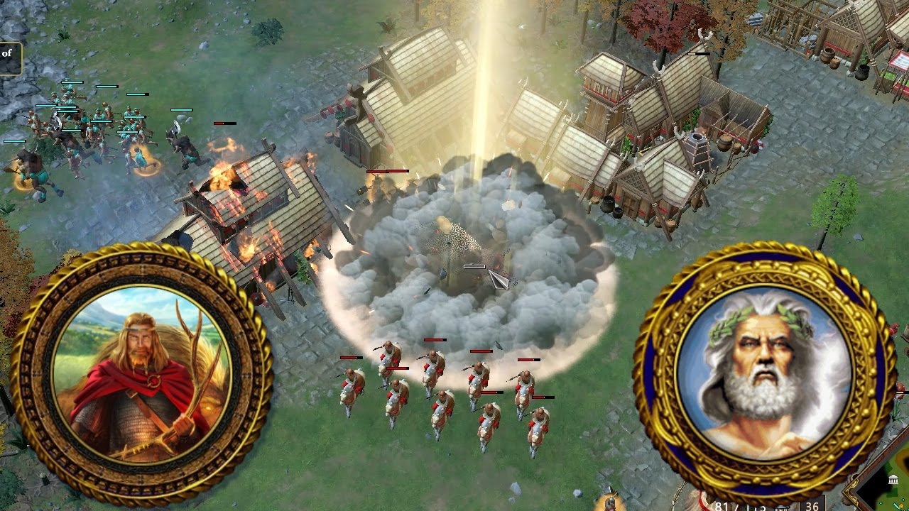 Freyr vs Zeus | Map Alfheim | 1v1 Ranked | Age of Mythology Retold ...