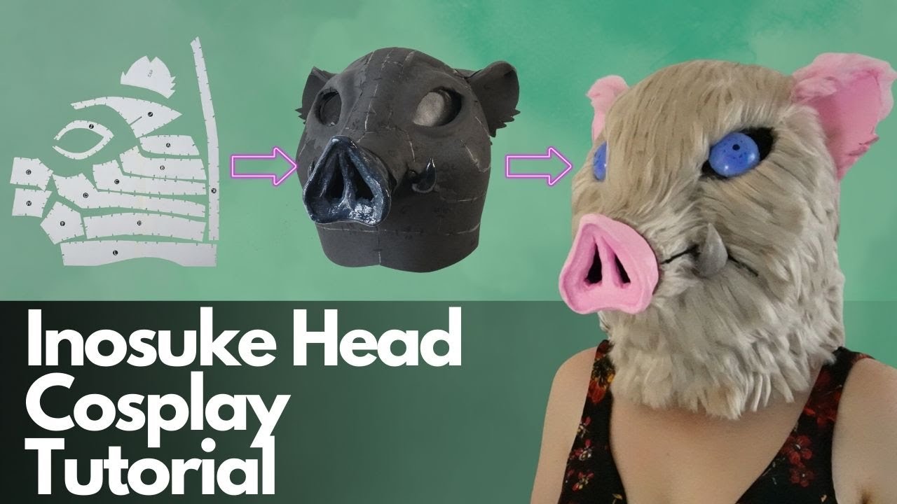 Inosuke Head Cosplay Tutorial || Kimetsu No Yaiba (Demon Slayer) 🐗⚔ ...