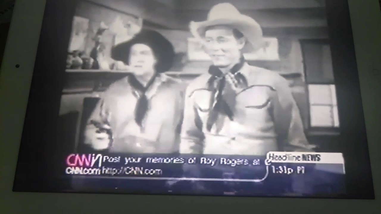 CNN On The Death Of Roy Rogers July 1998 - YouTube