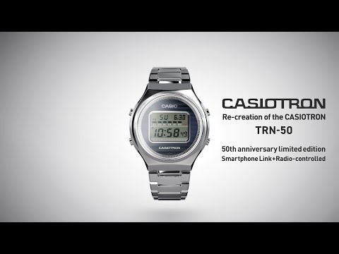 CASIOTRON TRN-50 Celebrating 50 years of Casio - YouTube