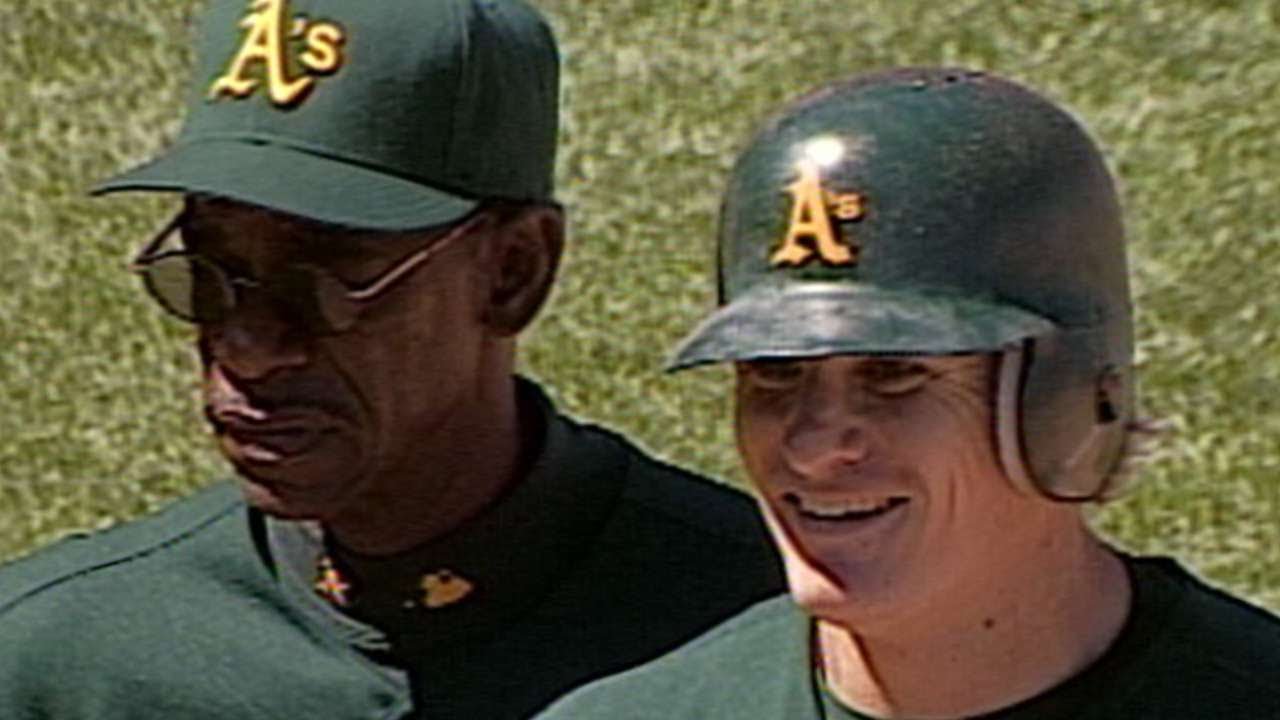 Eric Byrnes hits for the cycle in 2003 - YouTube