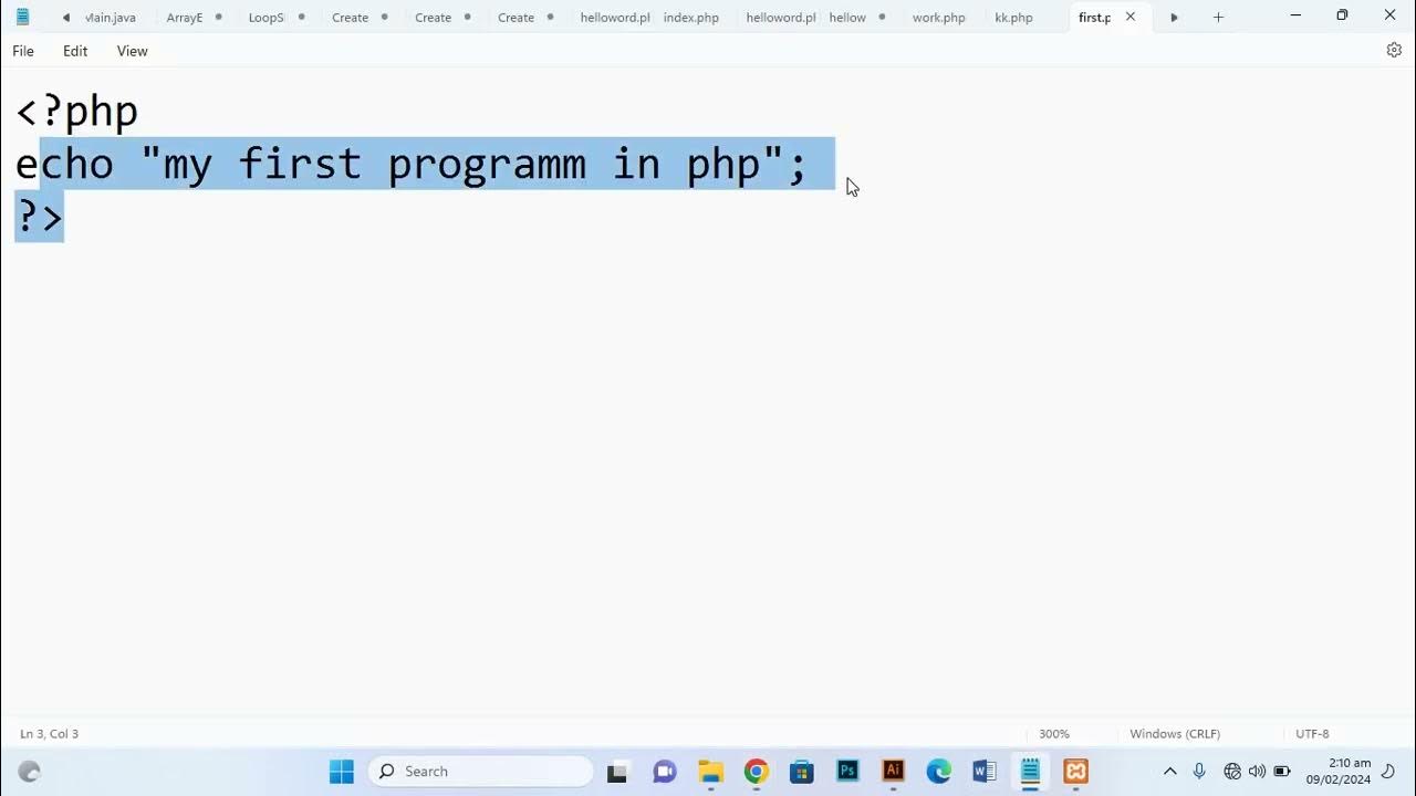 PHP Program Lecture 1 | PHP full course | PHP tutorials for beginners ...