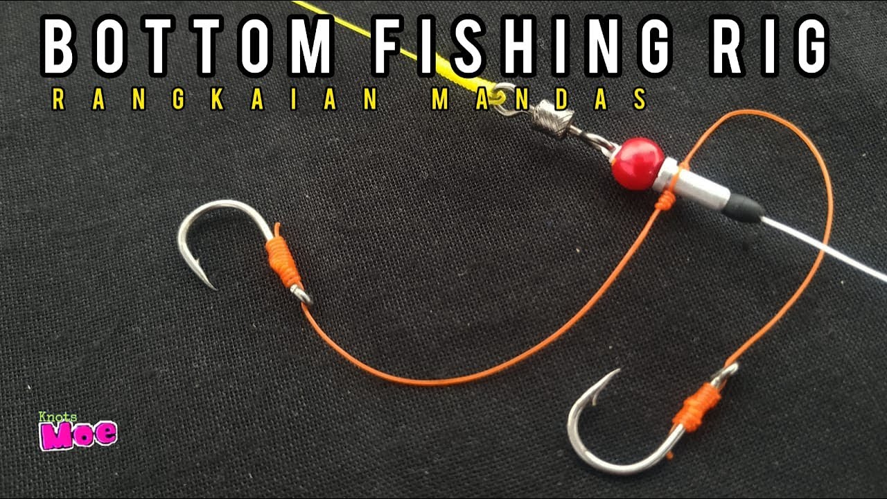Rangkaian pancing dasaran bottom fishing rig on deep sea anti tangled # ...