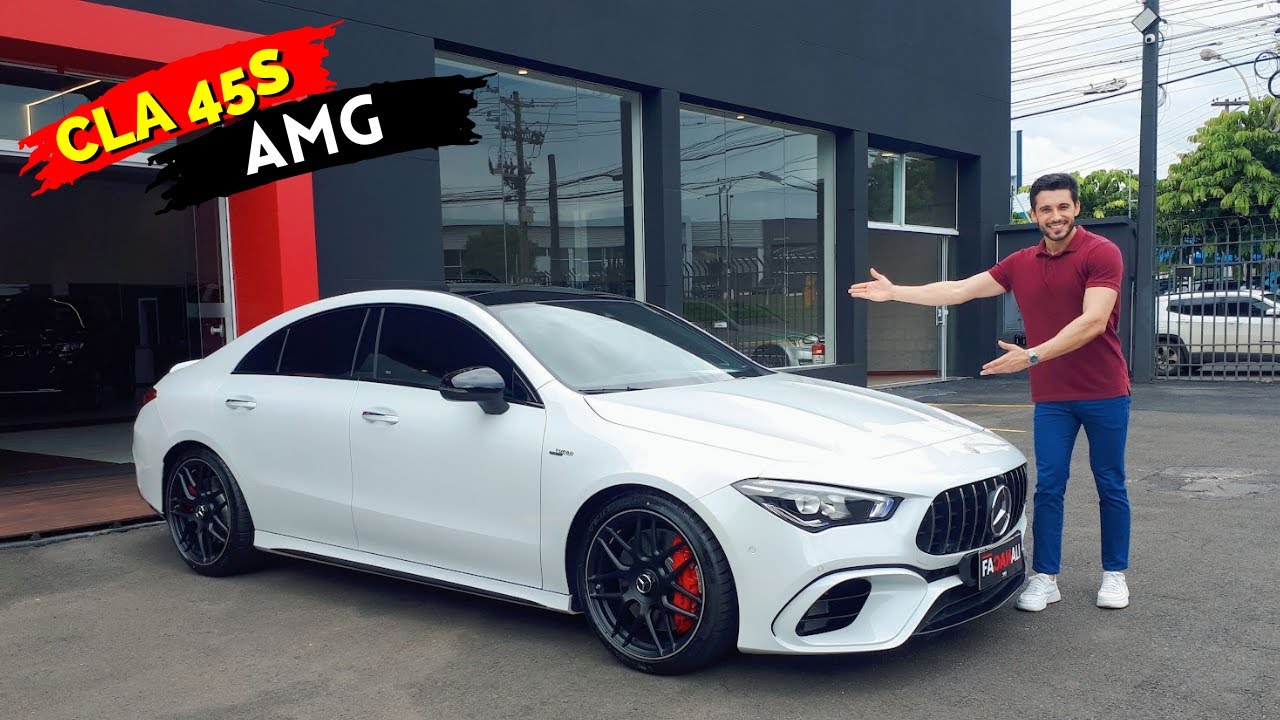 CLA 45 AMG com o motor 2.0 que gera 421cv e custa 539mil - YouTube