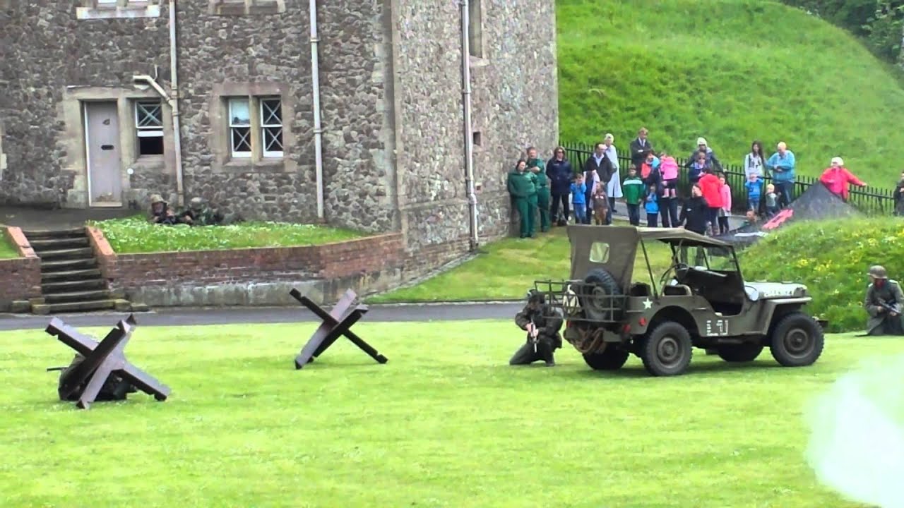 Dover castle ww2 battle 2014 - YouTube