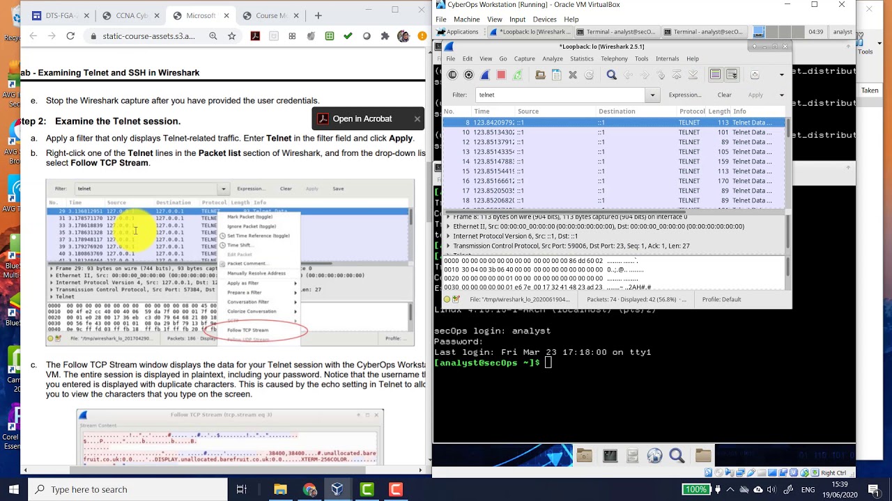 Telnet dan SSH di Wireshark - YouTube