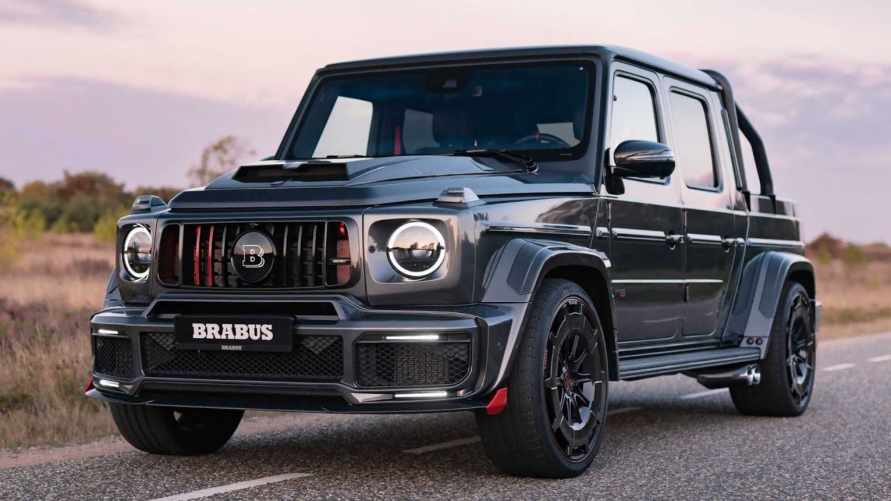 Brabus G-Wagon pickup! 900hp @carwow - YouTube