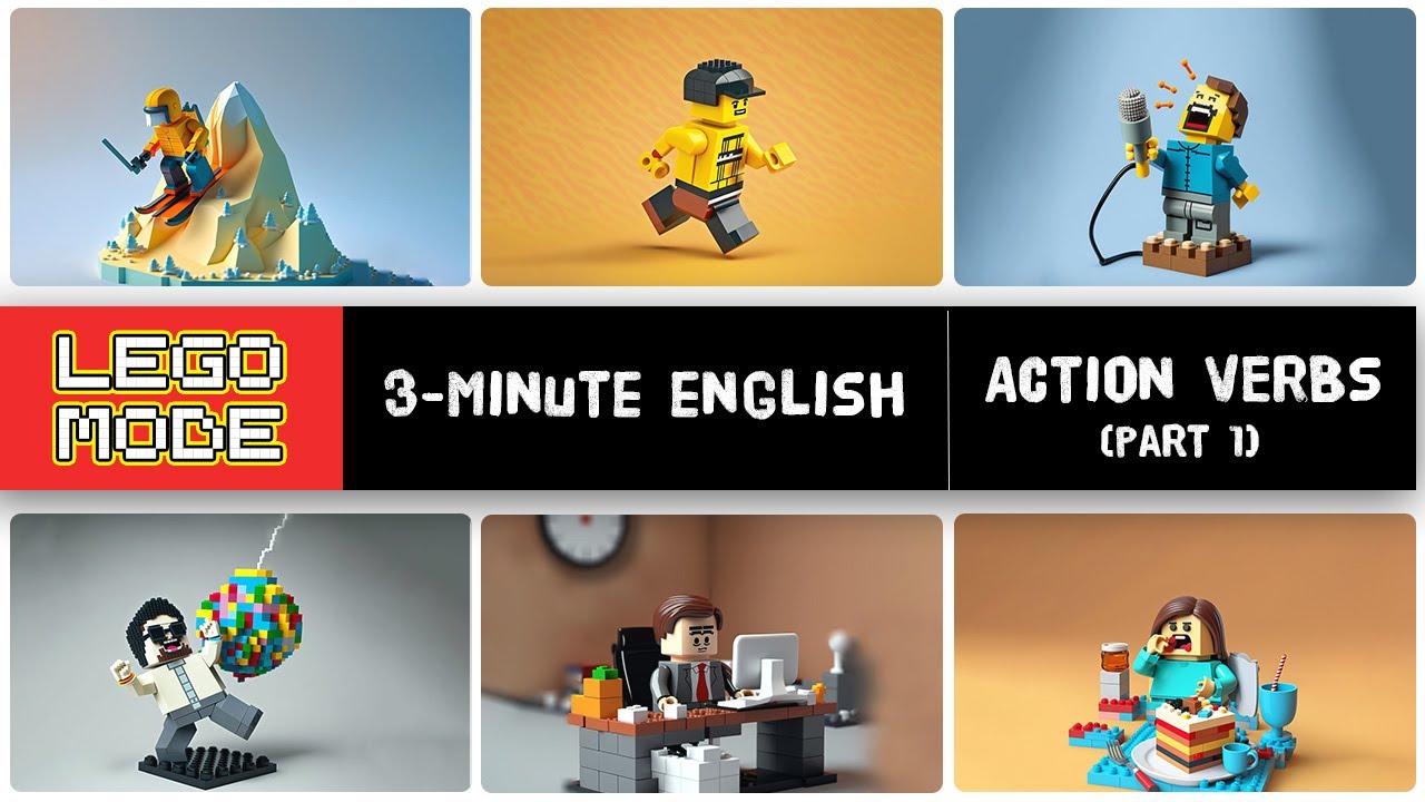 Common Action Verbs (Part 1) | Common English Action Verbs | Learn ...