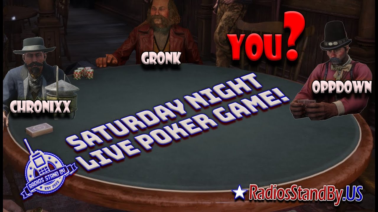 LIVE! Poker Night with Radios, Stand By (Episode: 01) - YouTube