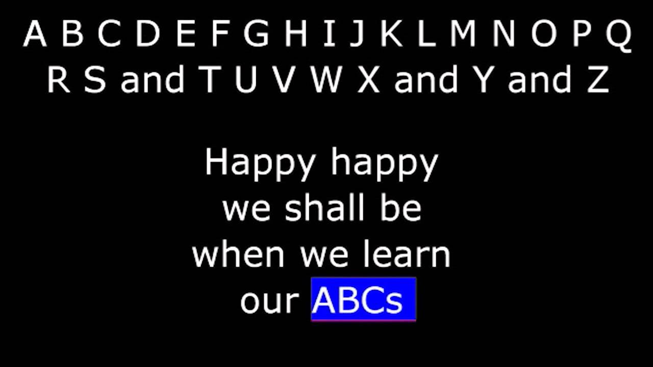 Songs - The ABC Song - Primer English from AmericanEnglish - YouTube