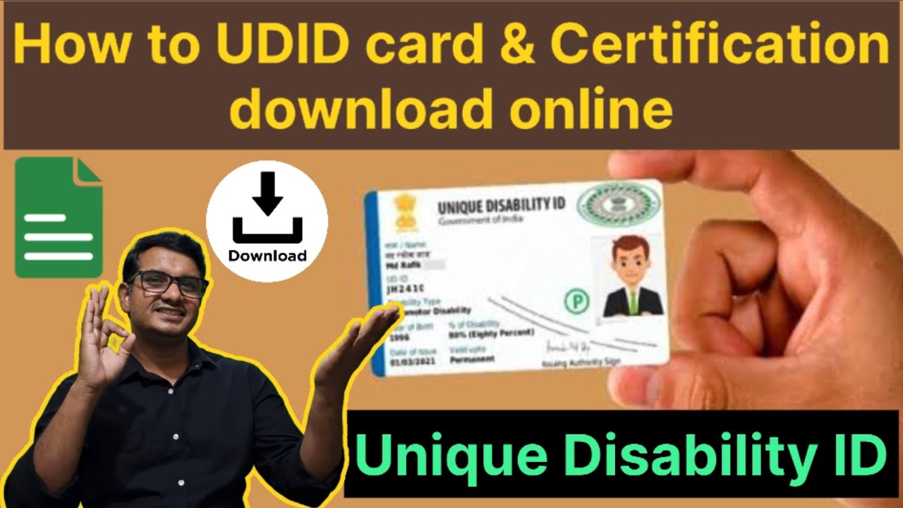 How to Disability (UDID) Card & Certification download Online | 2026 ...