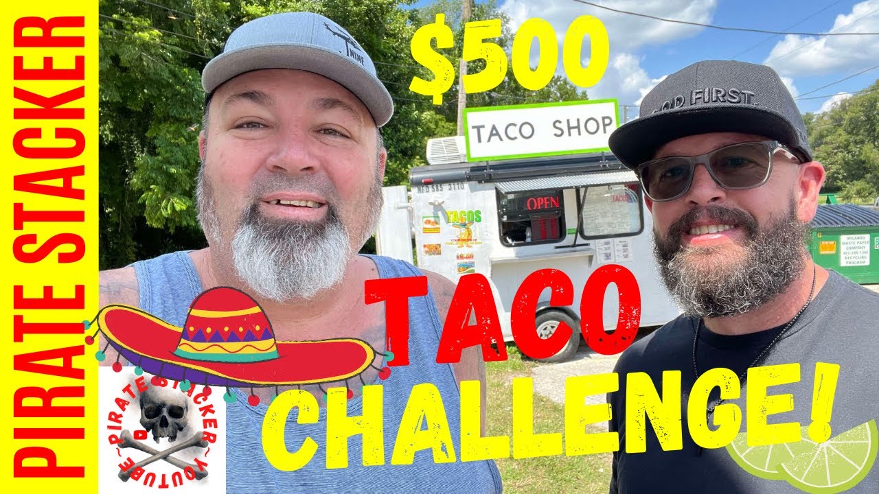 Pirate & Fish Taco Challenge & Chat! #tacos #challenge #$500 # ...