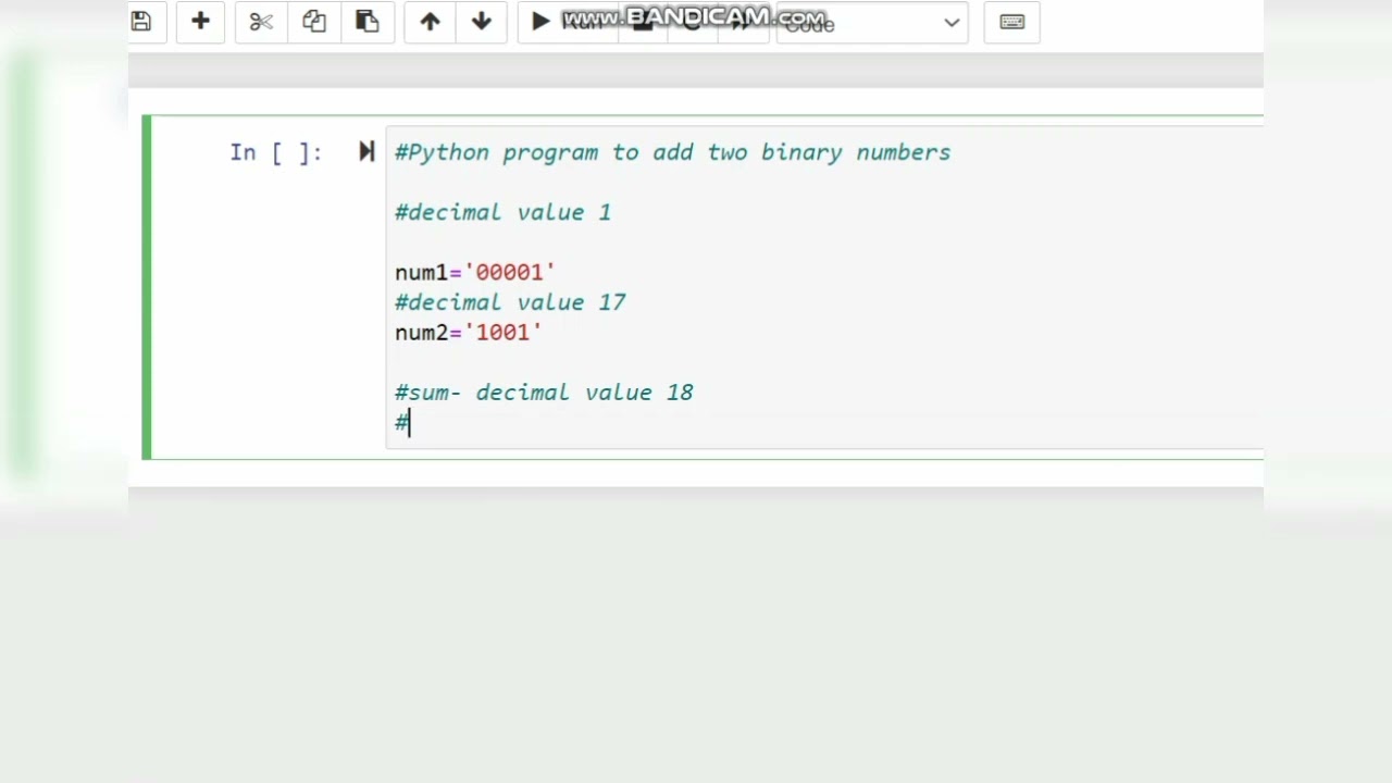 Python Program To Add Two Binary Numbers Python Programming Python Program To Add Two Binary Numbers Python Programming
