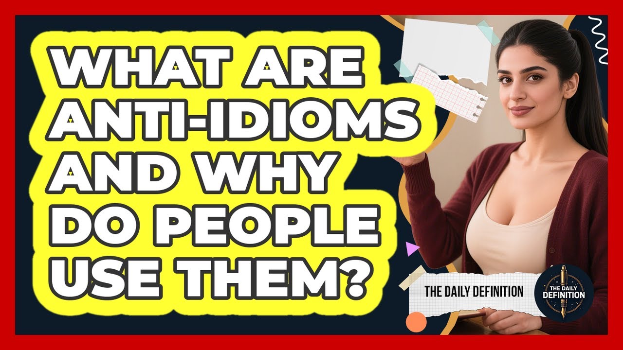 What Are Anti-idioms And Why Do People Use Them? - The Daily Definition ...