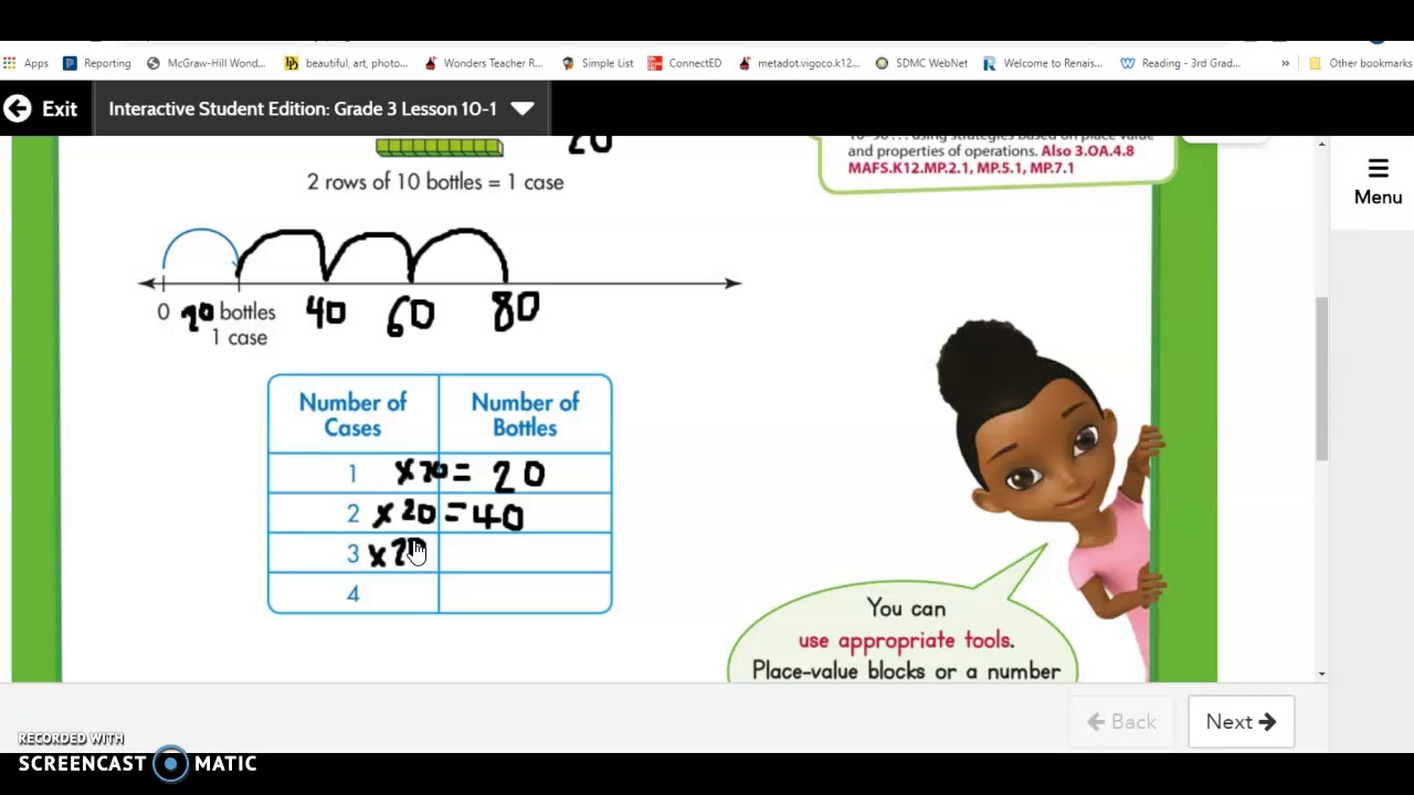 10.1 Use Patterns to Multiply - YouTube