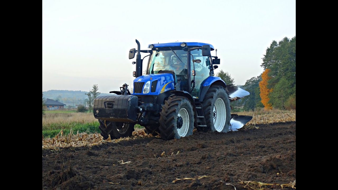 Jesienna orka 2015! New Holland t6020 - YouTube