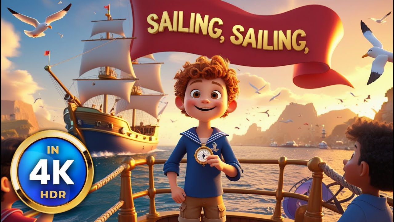 Sailing, Sailing - NeoKids Nursery Rhymes & Kids Songs Sing Along - YouTube