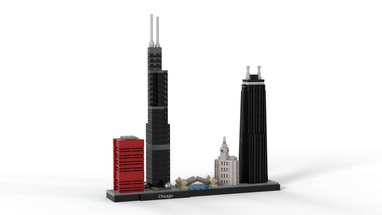 Lego 21033 Chicago Speed Build LDD by PLegoBB - YouTube