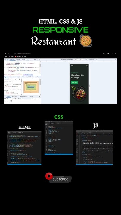 Responsive#restaurent #webdesign #webdevelopment #responsivedesign #html #css #javascript # ...