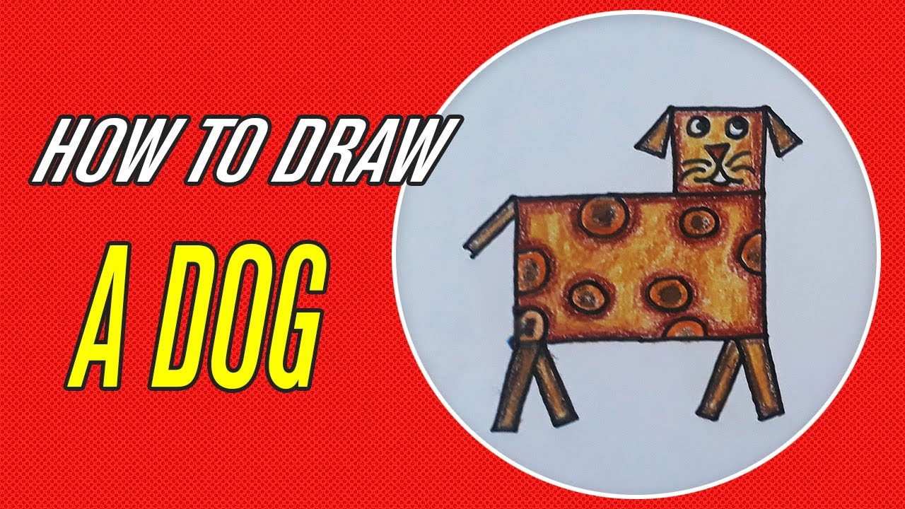 How To Draw A Dog :::: Online Drawing Tutorials - YouTube