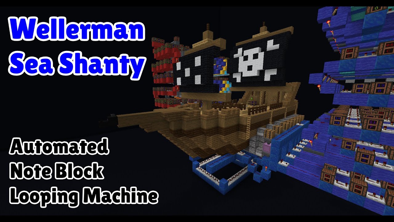 Wellerman (Sea Shanty) | Minecraft Note Block Cover | Automated Music ...