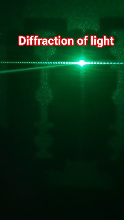 Diffraction of light # physics#science# practical#experiment# light# riya group # sah sir - YouTube