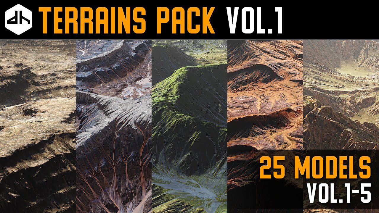 Terrains Pack Vol.1 Preview - YouTube