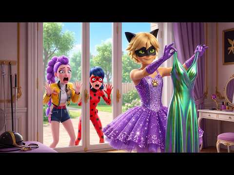 CAT NOIR SHOCKING SECRET 😱👗 [GOLDEN Cover] Lady Bug & Rumi Kpop Demon Hunters MV