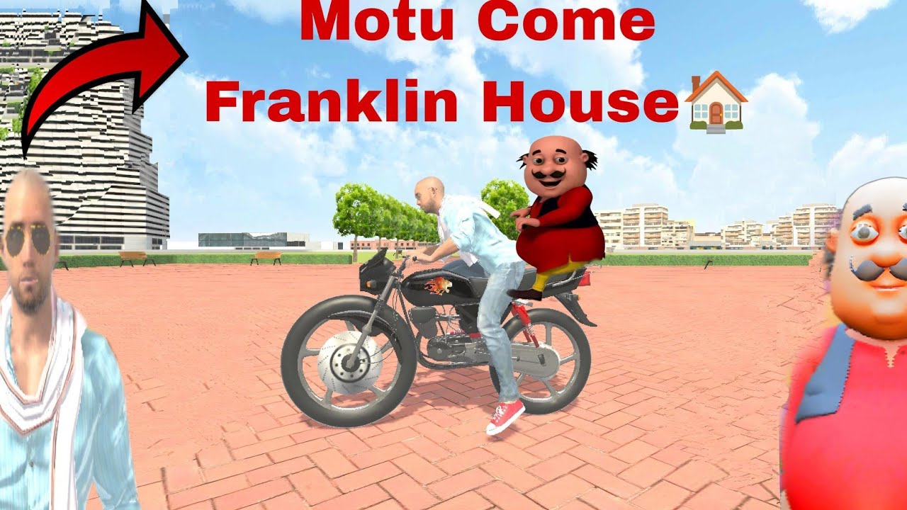 Franklin Meet Motu India Thief Auto 😍Gaming video #motupatlu #franklin ...