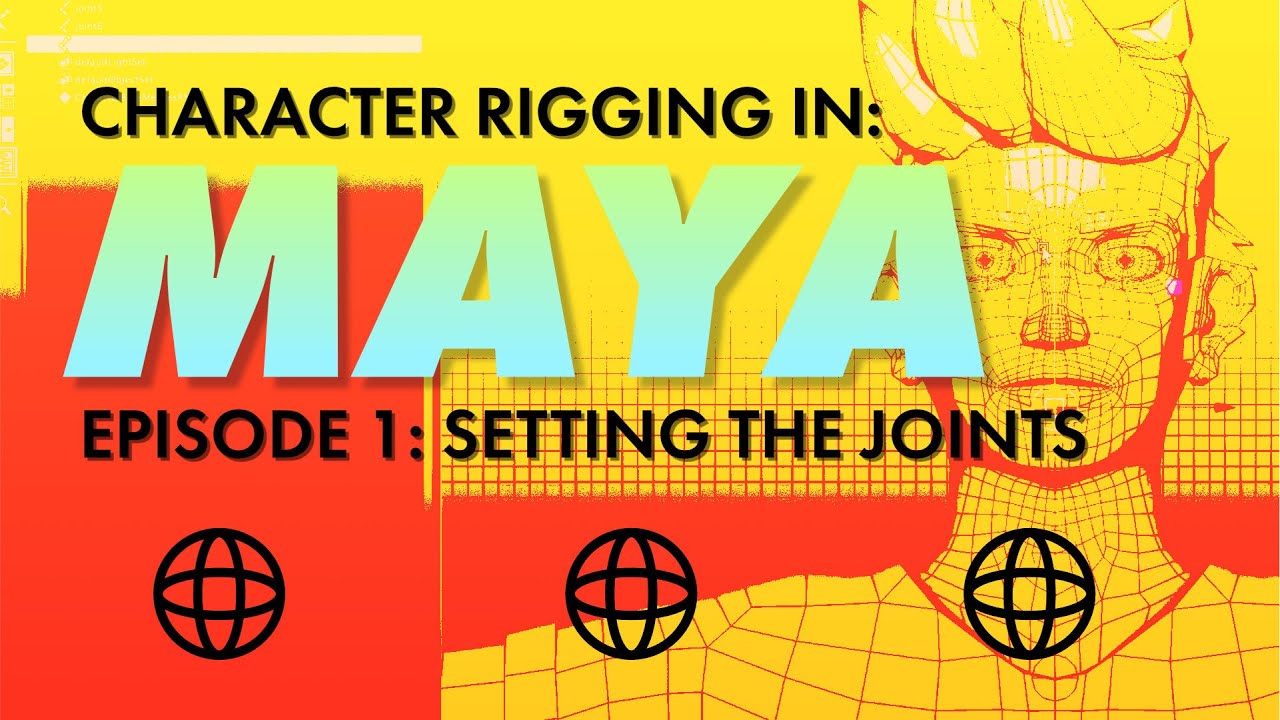 Character Rigging In Maya Episode 1 Setting The Joints Youtube