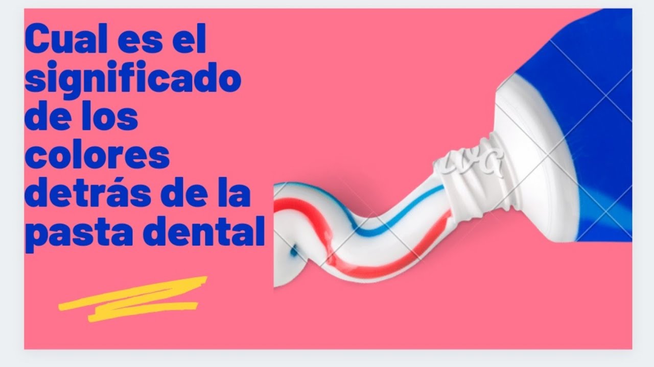 #Cual es el significado de los colores detrás de la pasta dental#🪥🪥🧽 ...