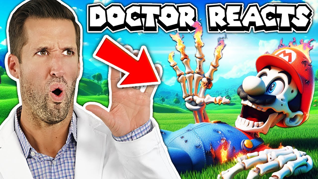 ER Doctor REACTS to DUMBEST Super Mario Bros. Injuries - YouTube