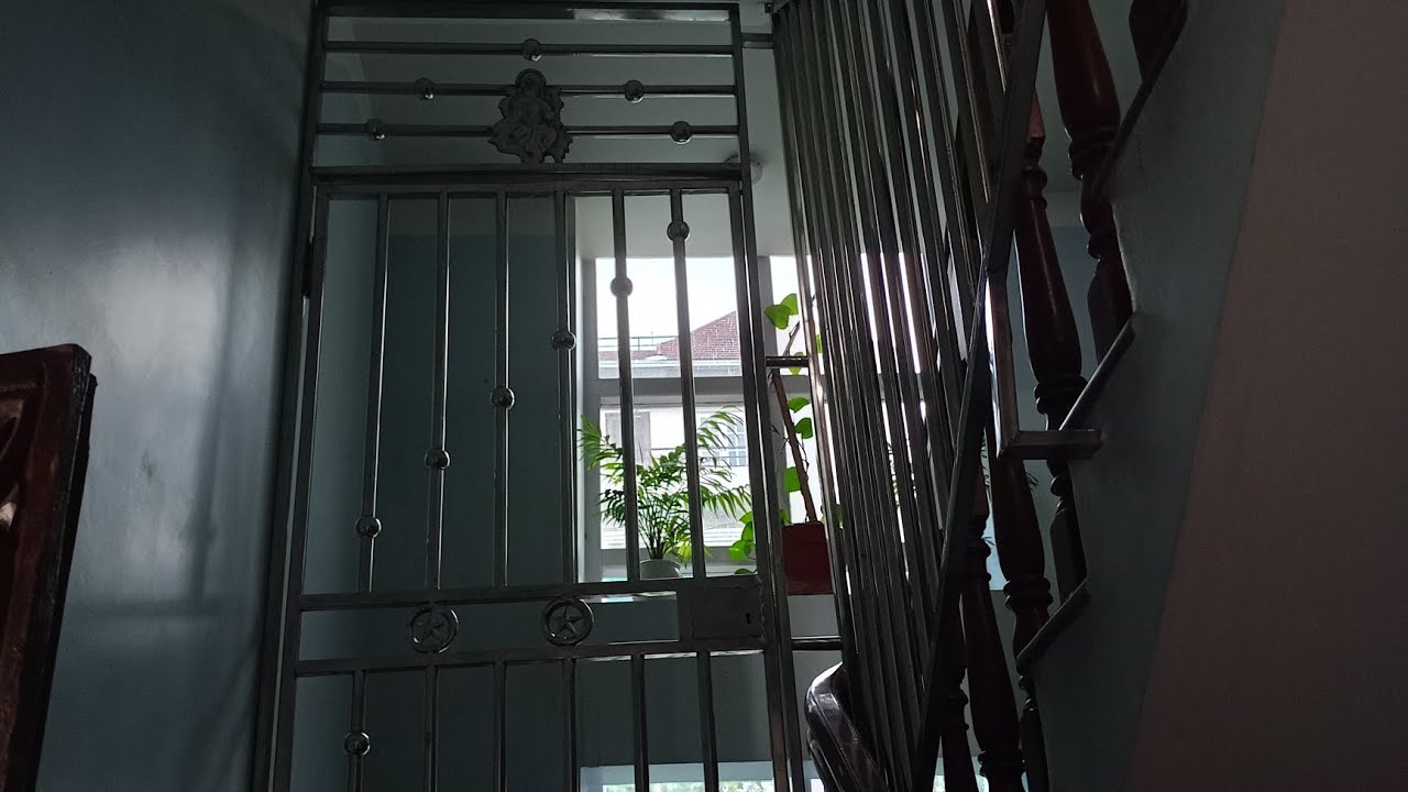 Steel stair gate#welding - YouTube