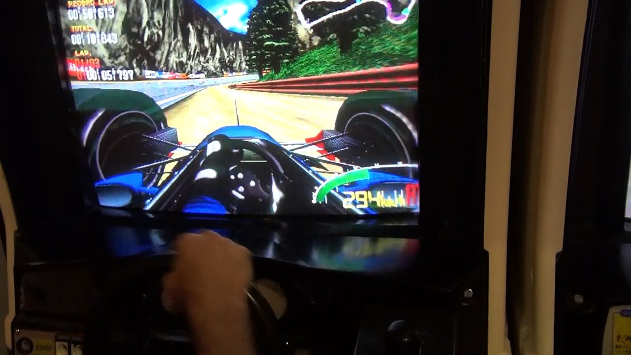 Indy 500 for Arcade Sega Model 2 gameplay on Highland Raceway track in ...