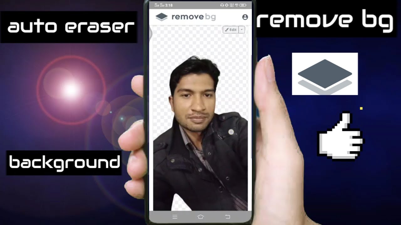How remove auto back ground eraser - YouTube