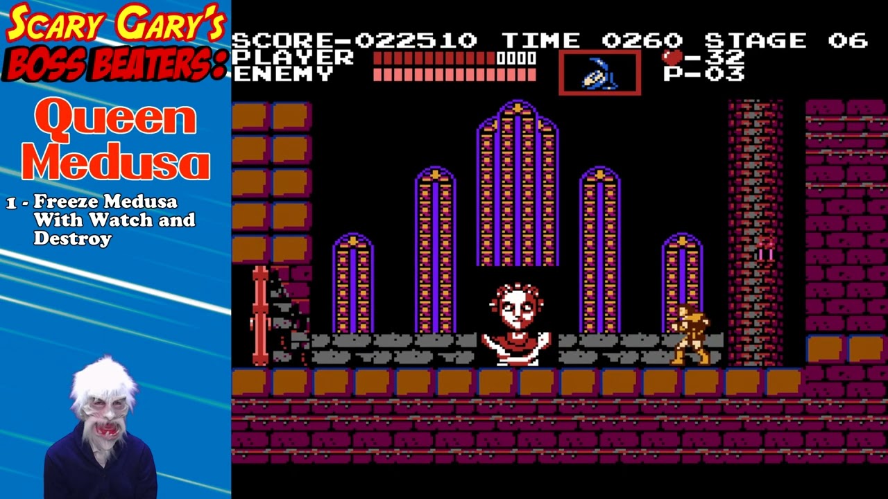 Castlevania Queen Medusa Boss Guide | Video Games 101 - YouTube
